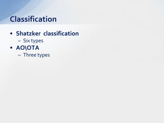 Tibial plateau fractures | PPTX