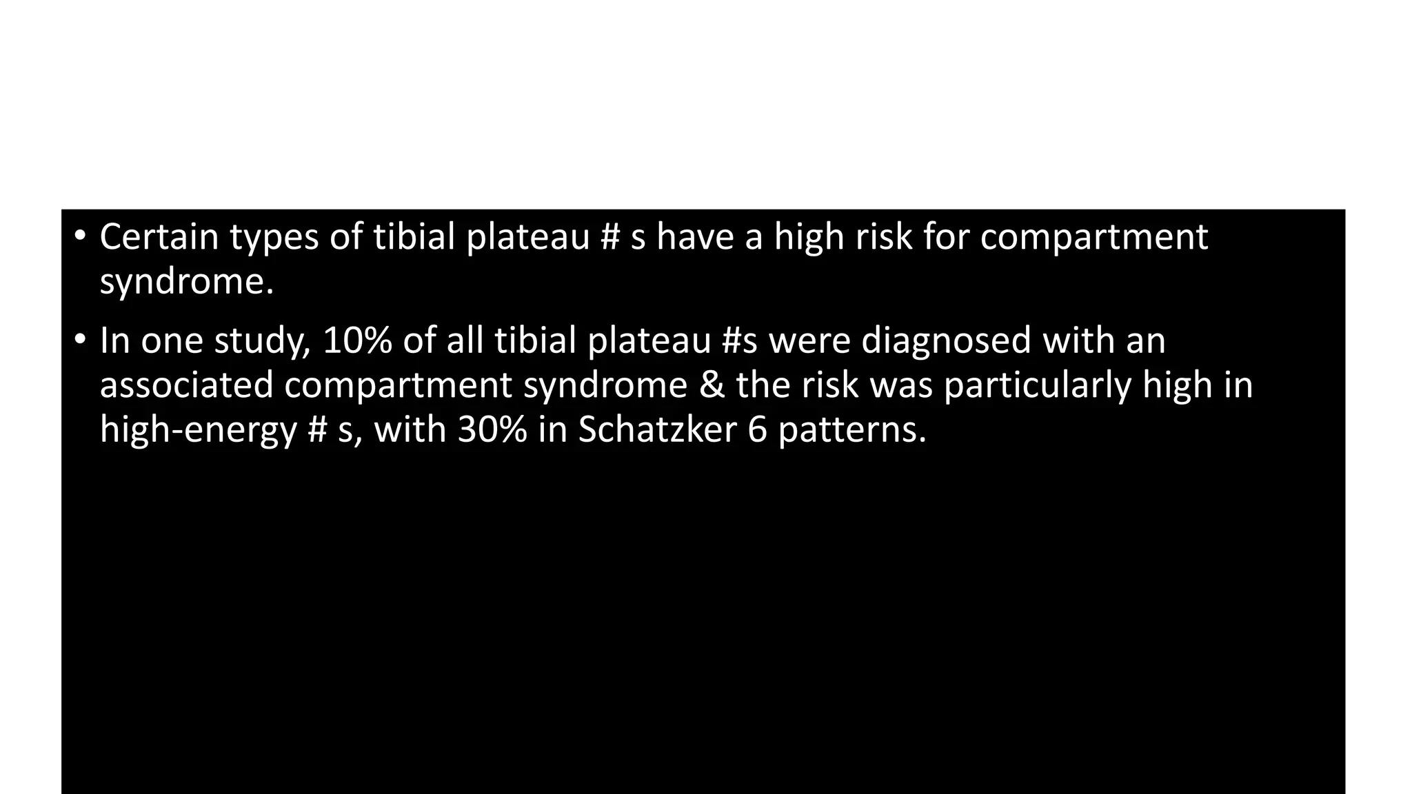 Tibial plateau fractures | PPTX