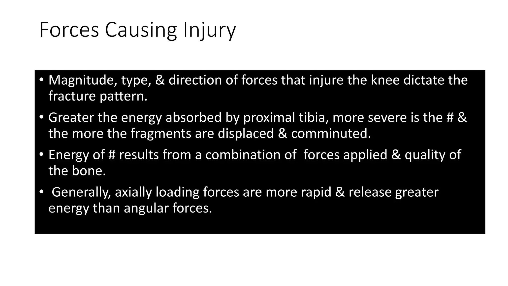 Tibial plateau fractures | PPTX