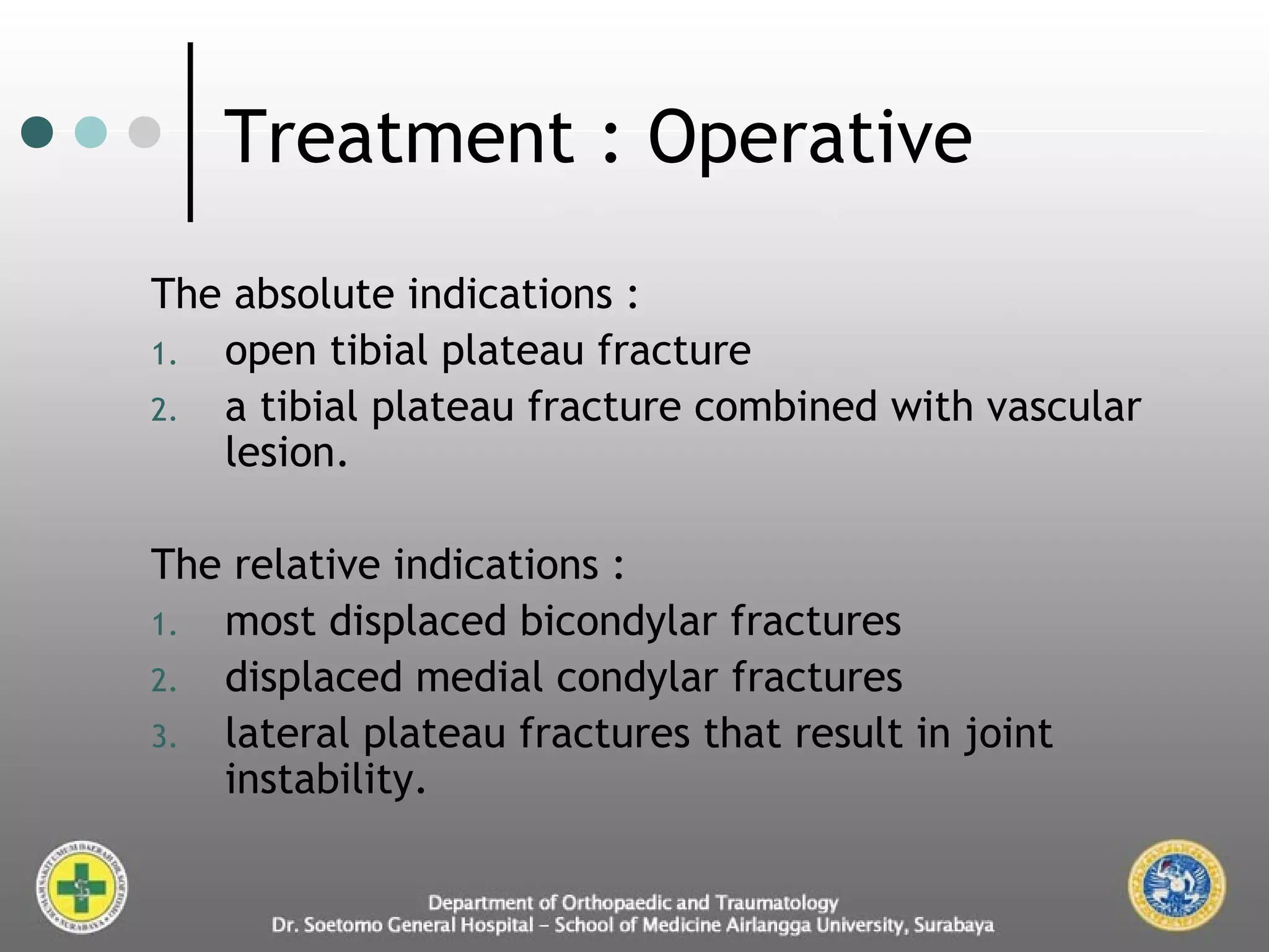 Tibial plateau wdk | PPT