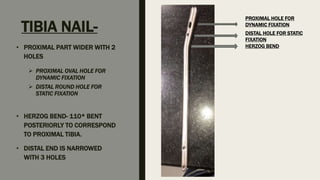 INTERLOCKING TIBIA NAIL IN SHAFT TIBIA FRACTURE PPT BY DR PRATIK | PPT