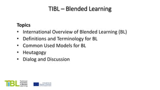Presentation made at TIBL teaching event ebba_mjl | PPTX