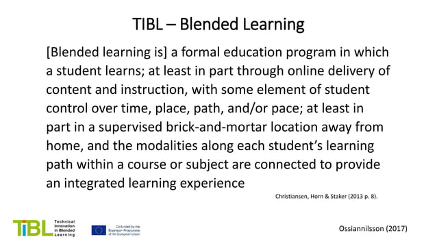 Presentation made at TIBL teaching event ebba_mjl | PPT
