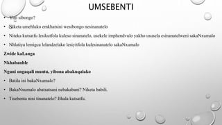 Tibongo netinanatelo | PPTX