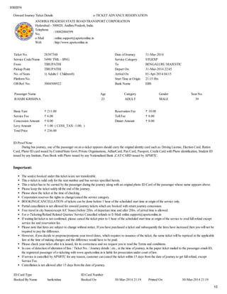 ticket | PDF | Travel