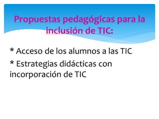 La inclusión de las TIC con personas con ceguera | PPTX