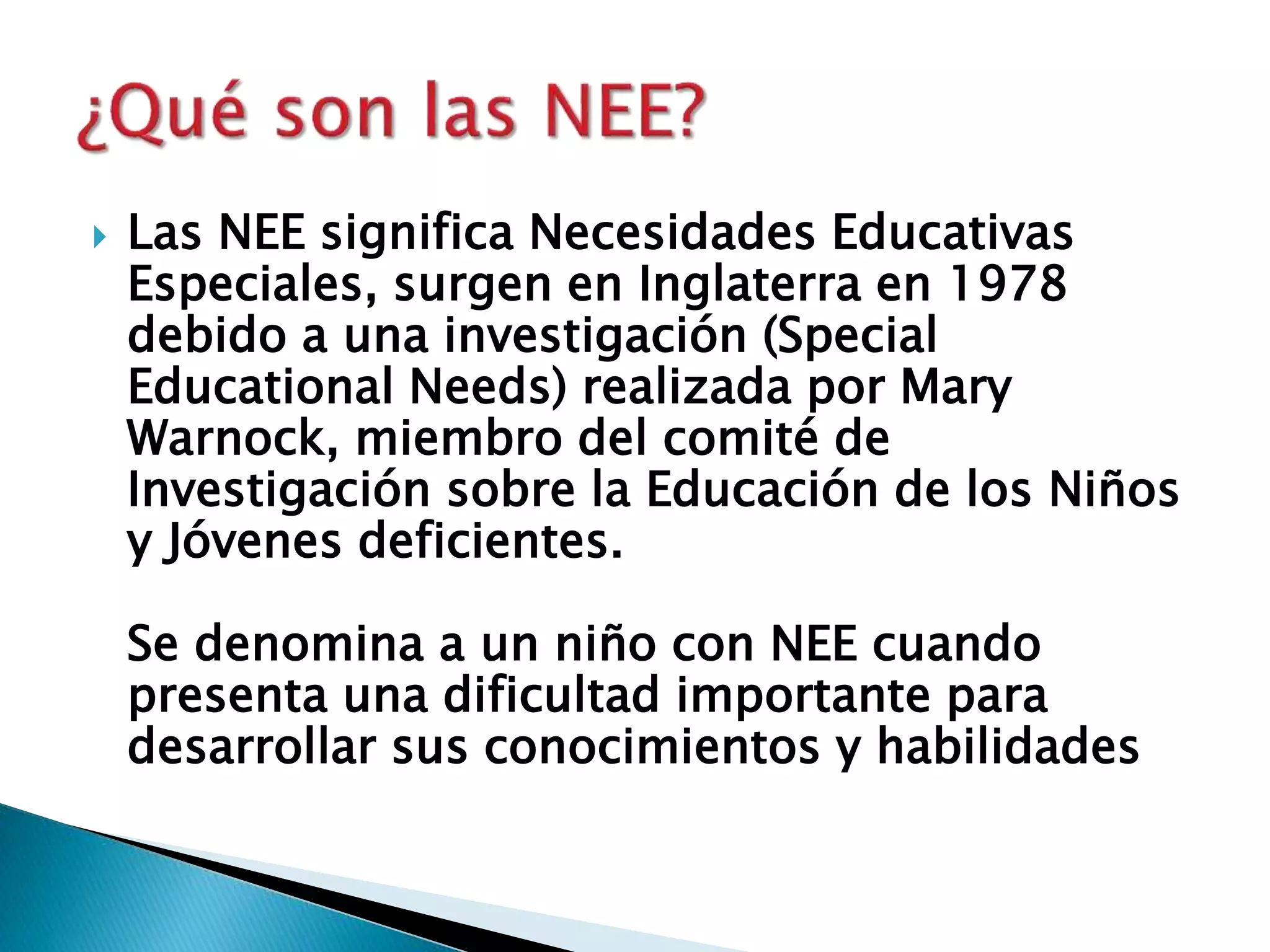 Recursos digitales para la enseñanza de niños con NEE | PPT