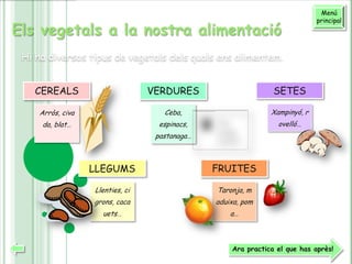 Els éssers vius. Els vegetals | PPTX