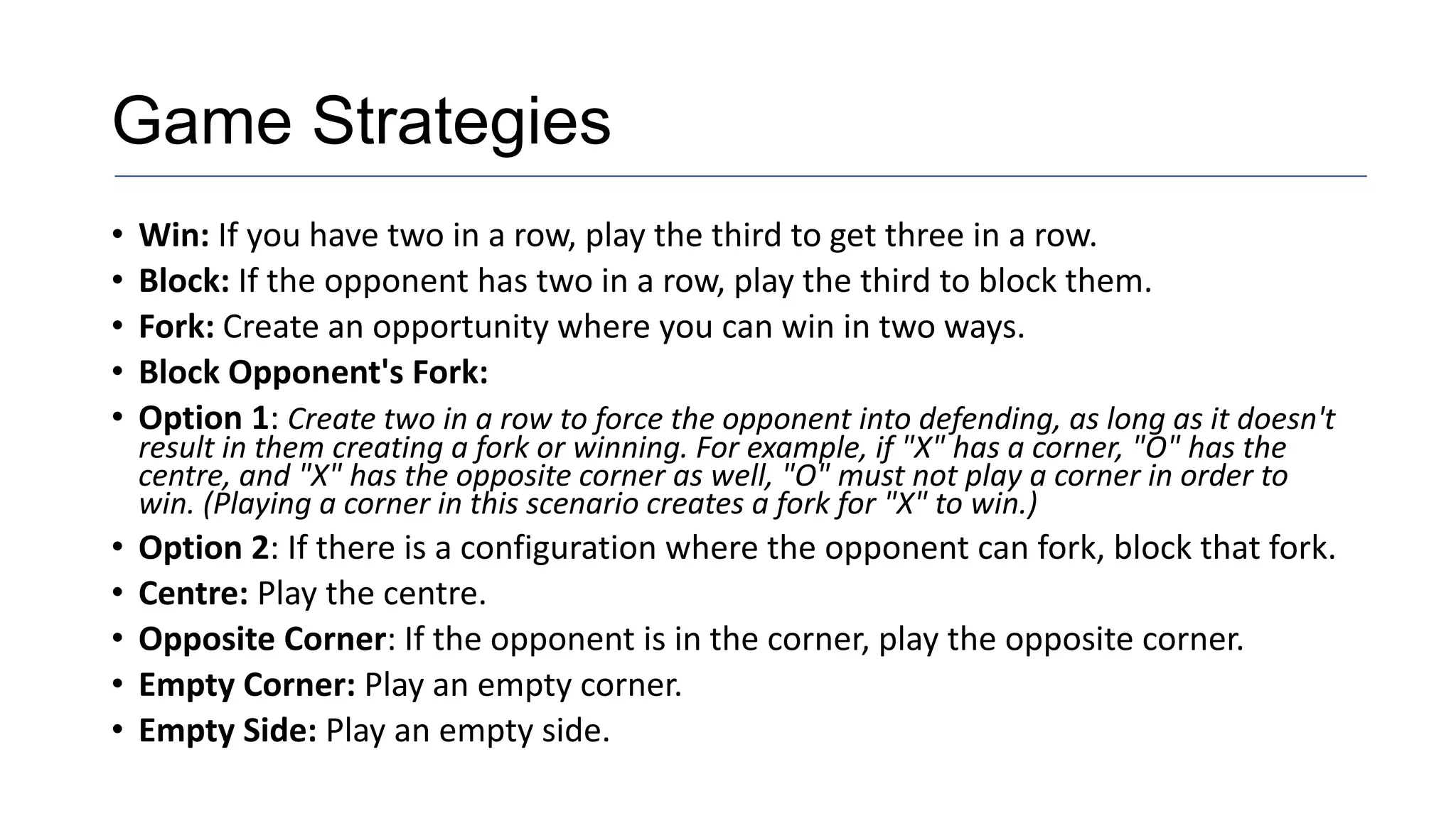 Ai Based Tic Tac Toe Game Using Minimax Algorithm Ppt
