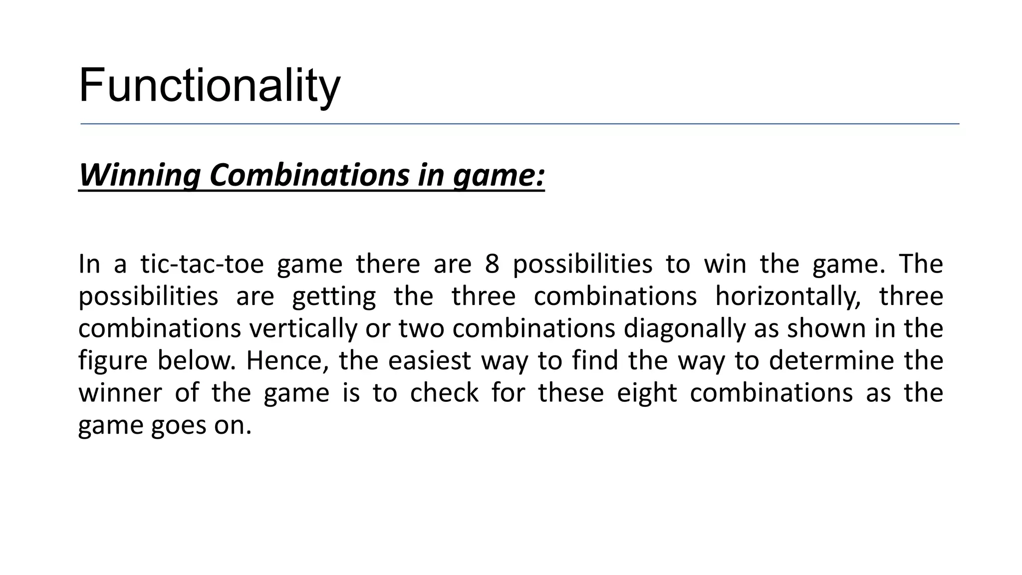 Ai Based Tic Tac Toe Game Using Minimax Algorithm Ppt