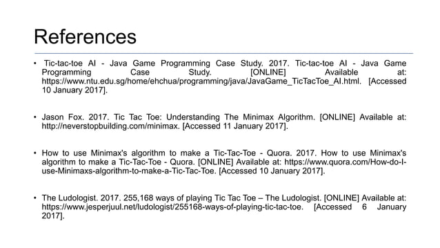 Ai Based Tic Tac Toe Game Using Minimax Algorithm Ppt 4094