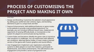 TIC-TAC-TOE.pptx project based on html and css | PPTX