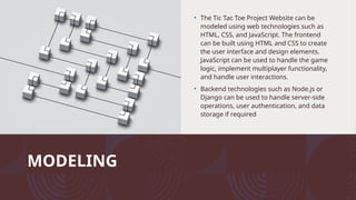 TIC-TAC-TOE.pptx project based on html and css | PPTX