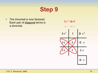 Tic Tac Toe Factoring | PPT