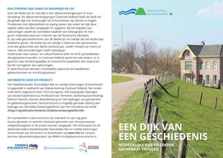 Vouwbrochure "Dijk van een geschiedenis" | PPT