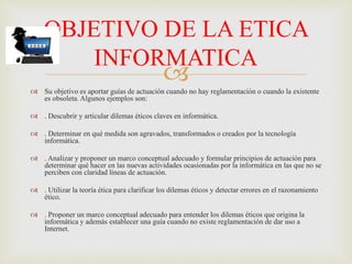 Etica informatica | PPTX