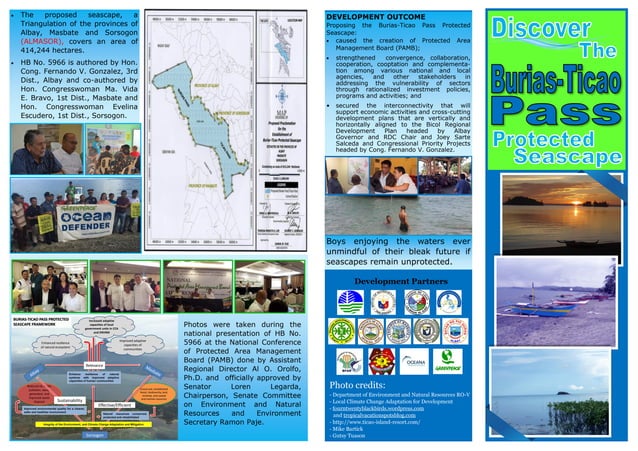 Ticao Burias Pass Brochure | PDF | Geography | Science