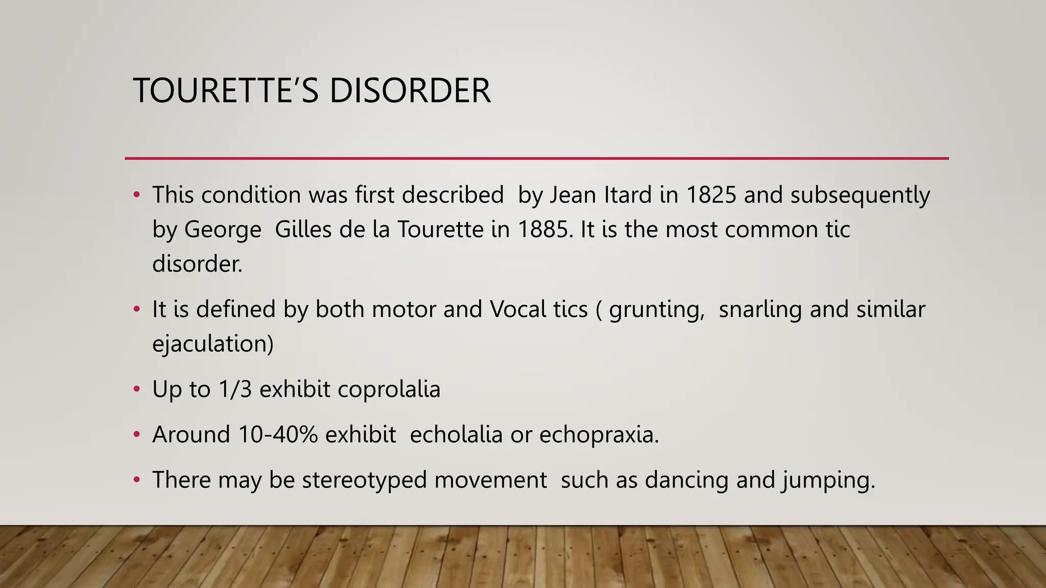 Tic Disorder a comprehensive overview.pptx