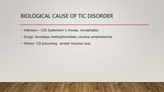 Tic Disorder a comprehensive overview.pptx
