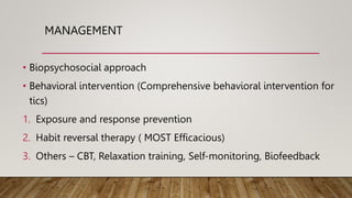 Tic Disorder a comprehensive overview.pptx
