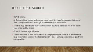 Tic Disorder a comprehensive overview.pptx