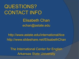 TICE - Building Academic Language in the Classroom Handout | PPTX ...