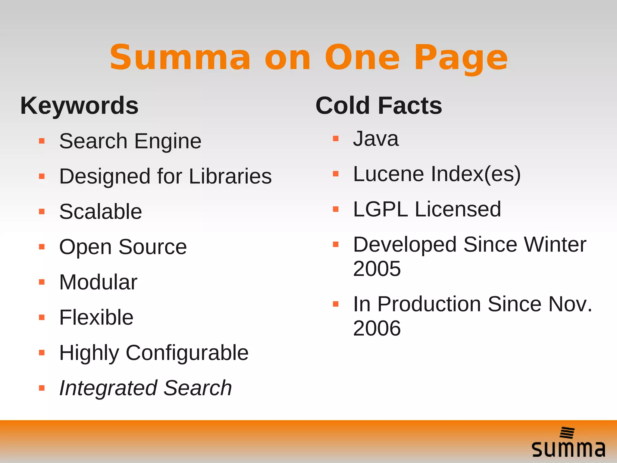 Ticer - What Is Summa