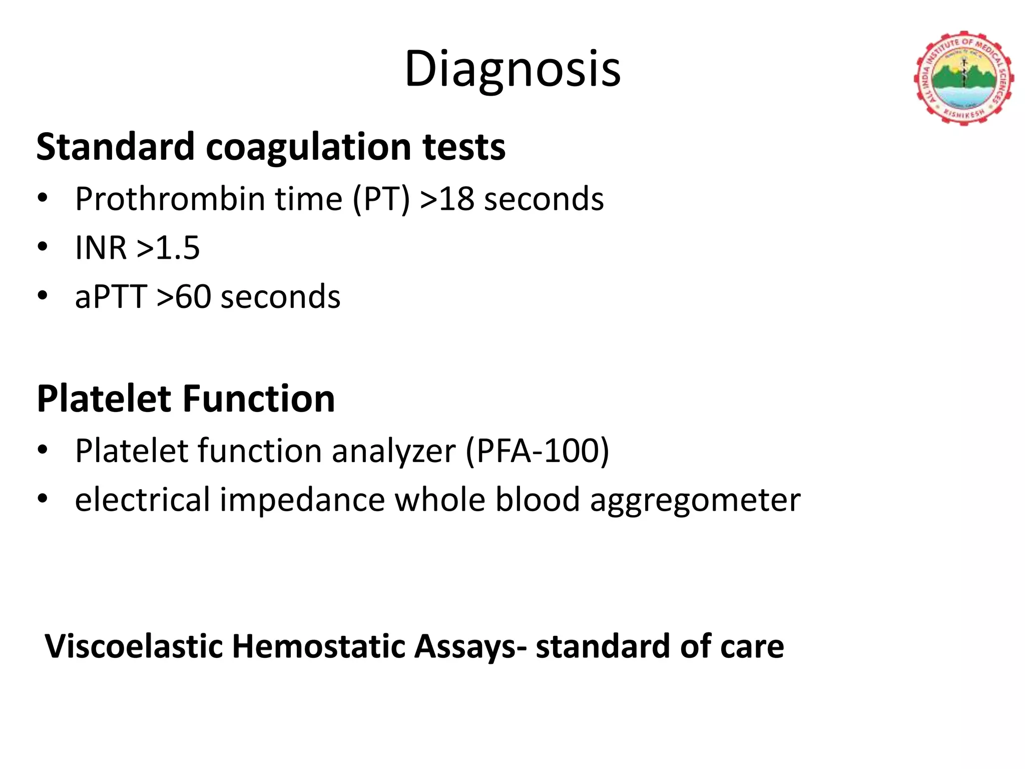 Trauma induced coagulopathy | PPTX