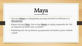 ang kabihasnan ng Mesoamerica | PPTX