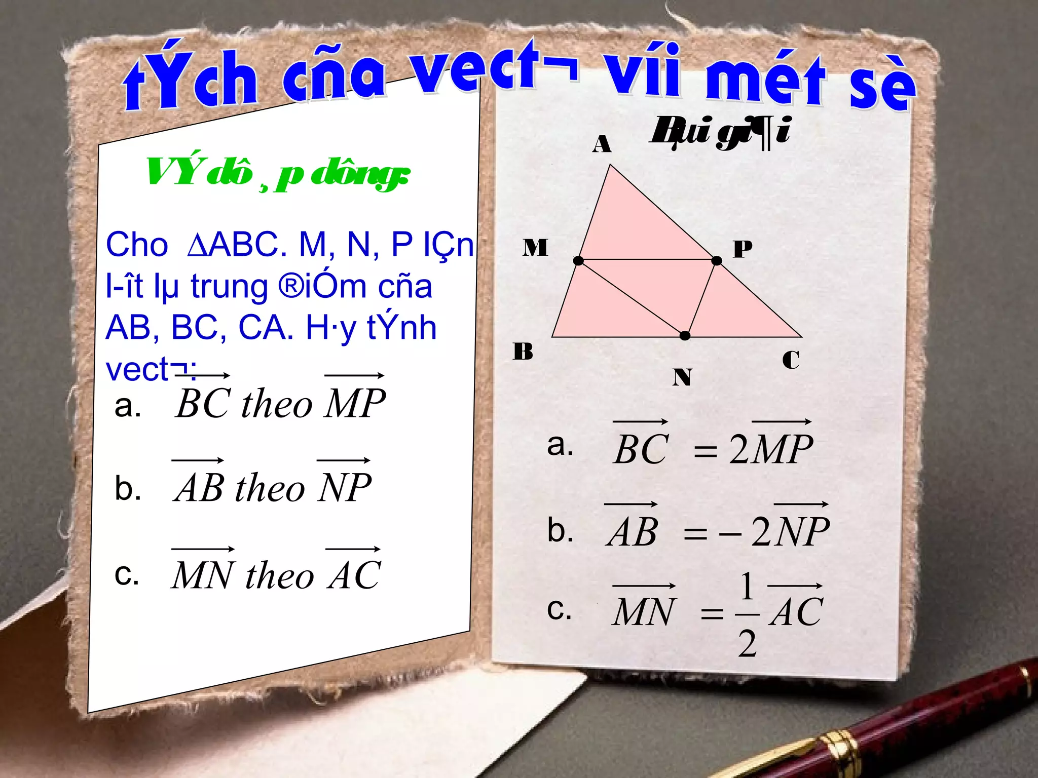 Tich cua vecto voi mot so1 | PPT