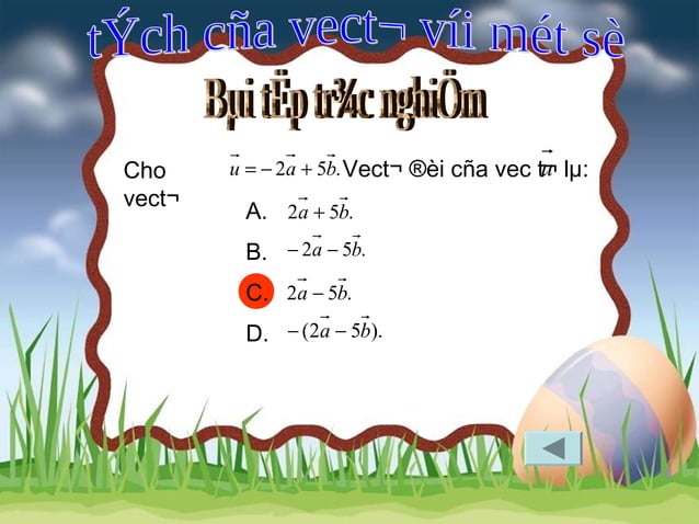 Tich cua vecto voi mot so1 | PPT