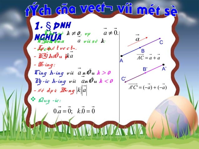 Tich cua vecto voi mot so1 | PPT
