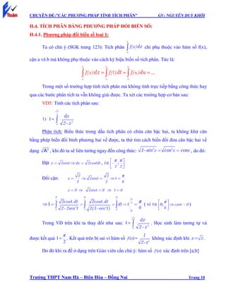 Tổng quát về tích phân | PDF