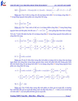 Tổng quát về tích phân | PDF