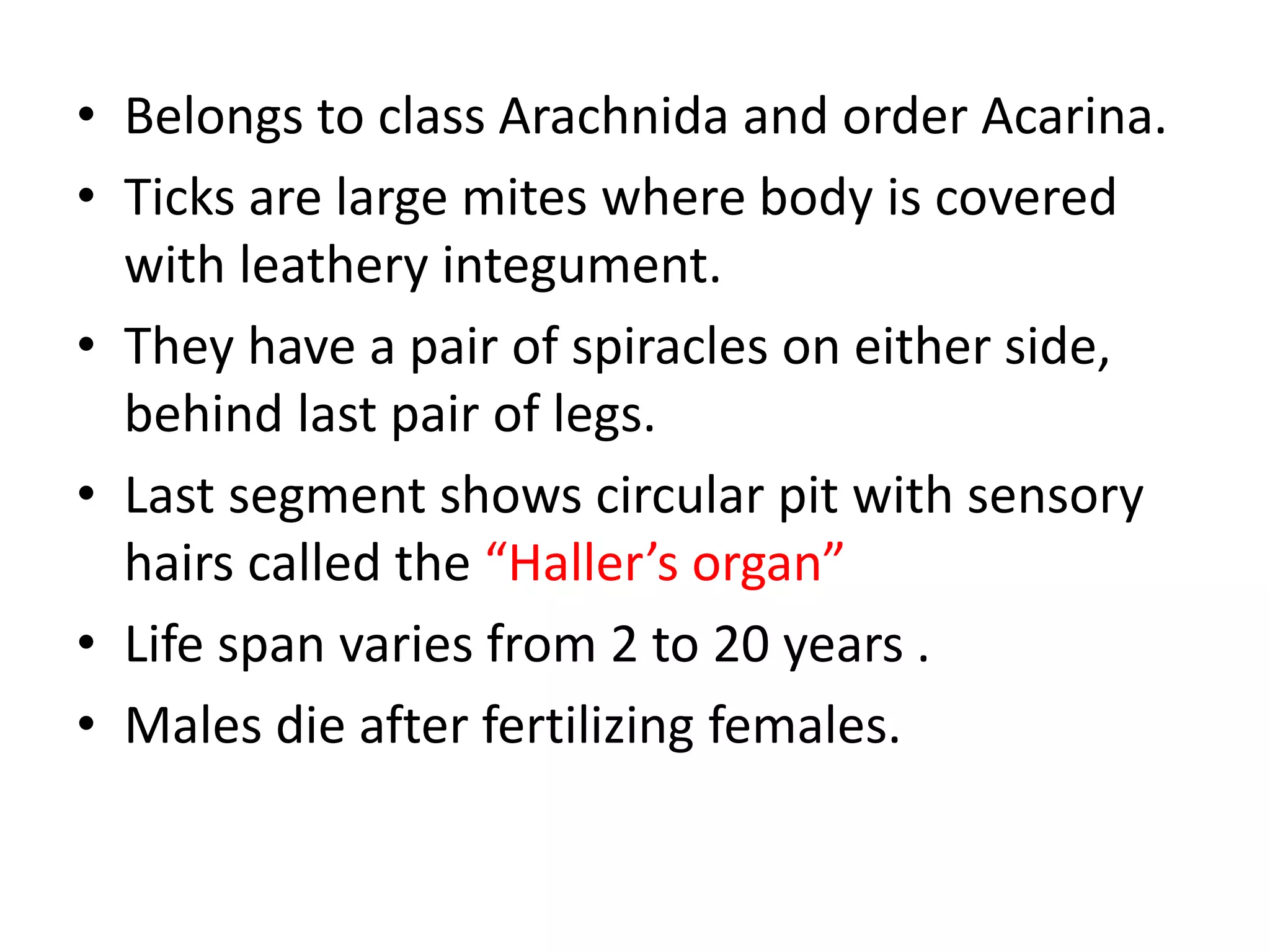 Ticks & Mites | PPTX