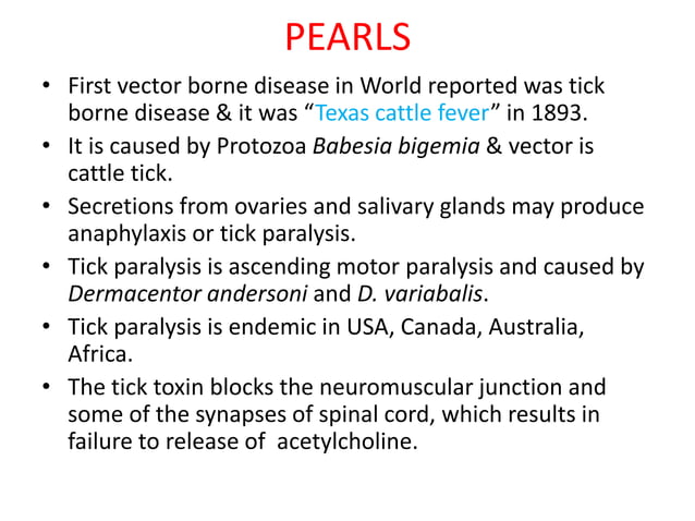 Ticks & Mites | PPTX