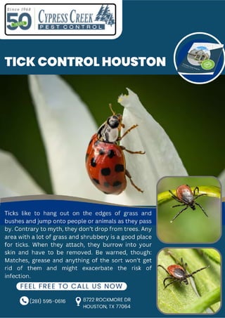 TICK CONTROL HOUSTON | PDF | Agriculture | Industries