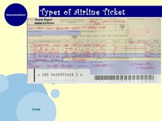 Ticket and airline terms (Airport matters) | PPT