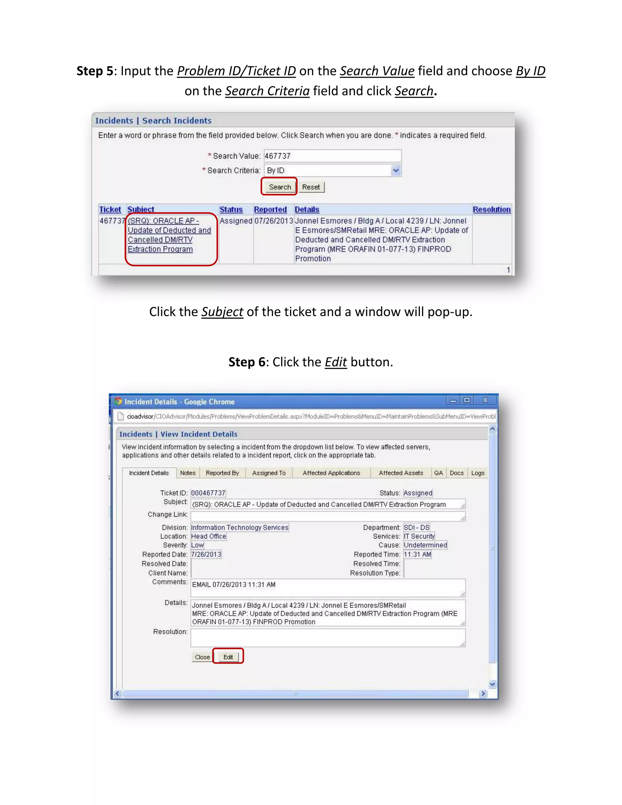 Ticket assigning | PDF