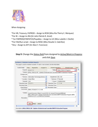 Ticket assigning | PDF