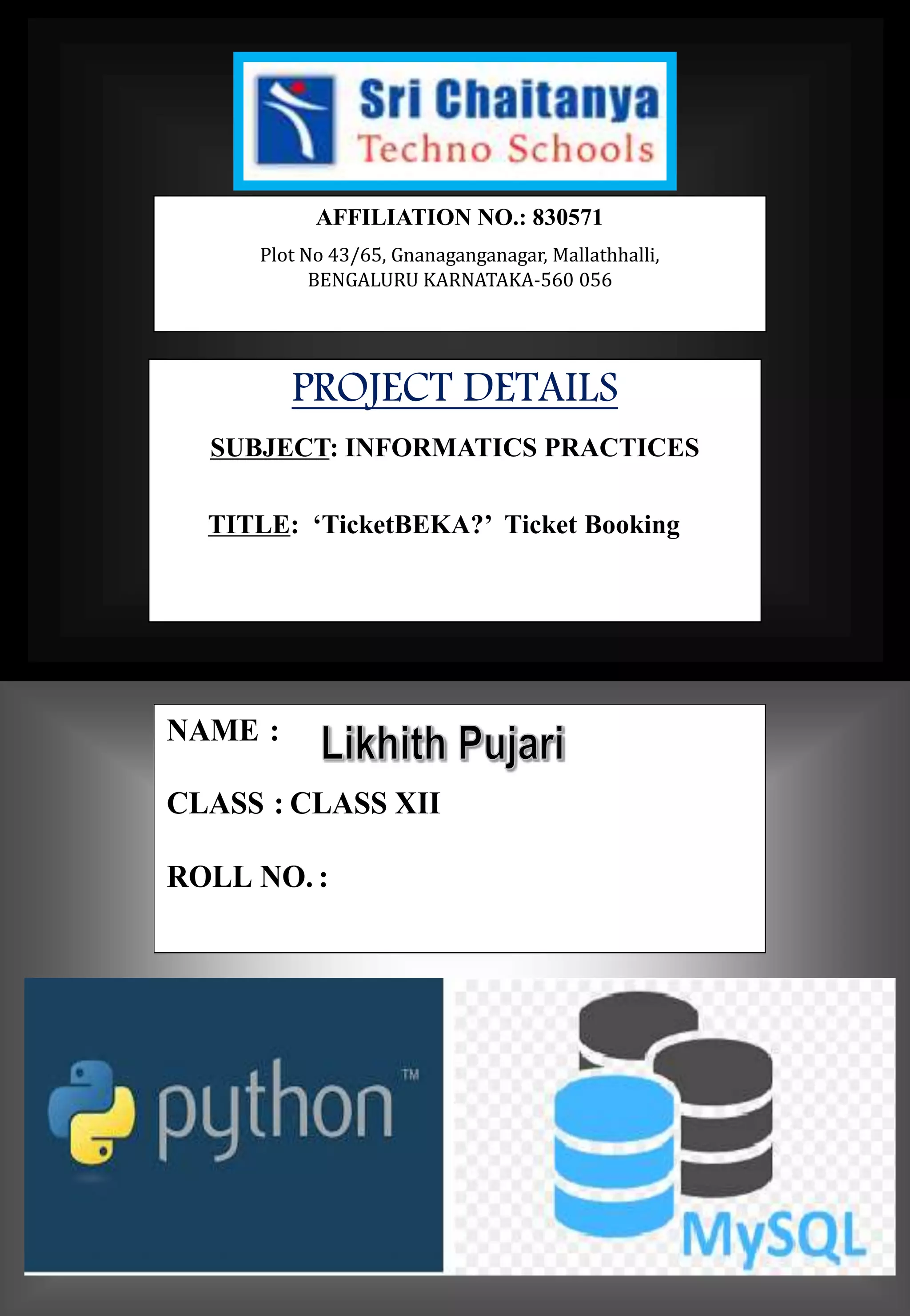 TicketBEKA? Ticket booking | PDF