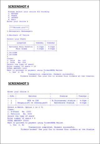 TicketBEKA? Ticket booking | PDF