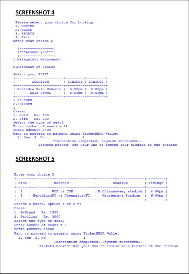 TicketBEKA? Ticket booking | PDF