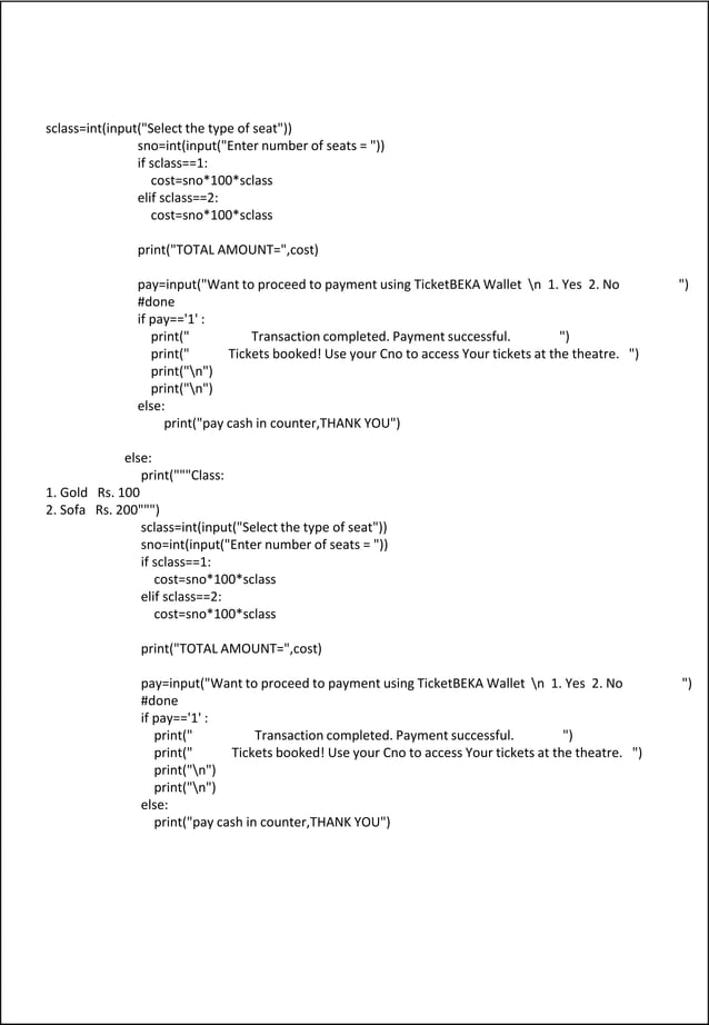 TicketBEKA? Ticket booking | PDF