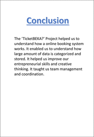 TicketBEKA? Ticket booking | PDF