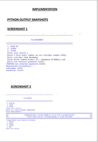 TicketBEKA? Ticket booking | PDF