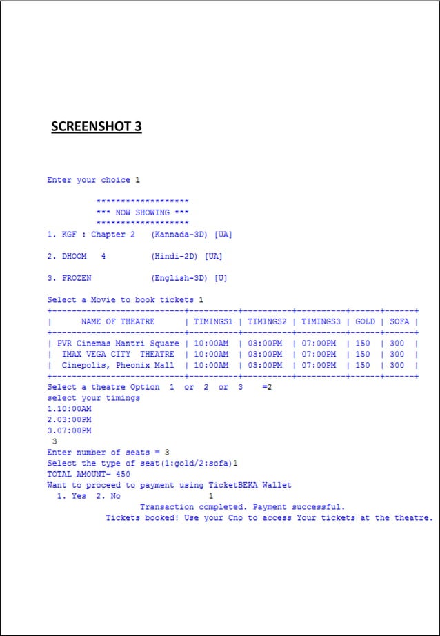 TicketBEKA? Ticket booking | PDF