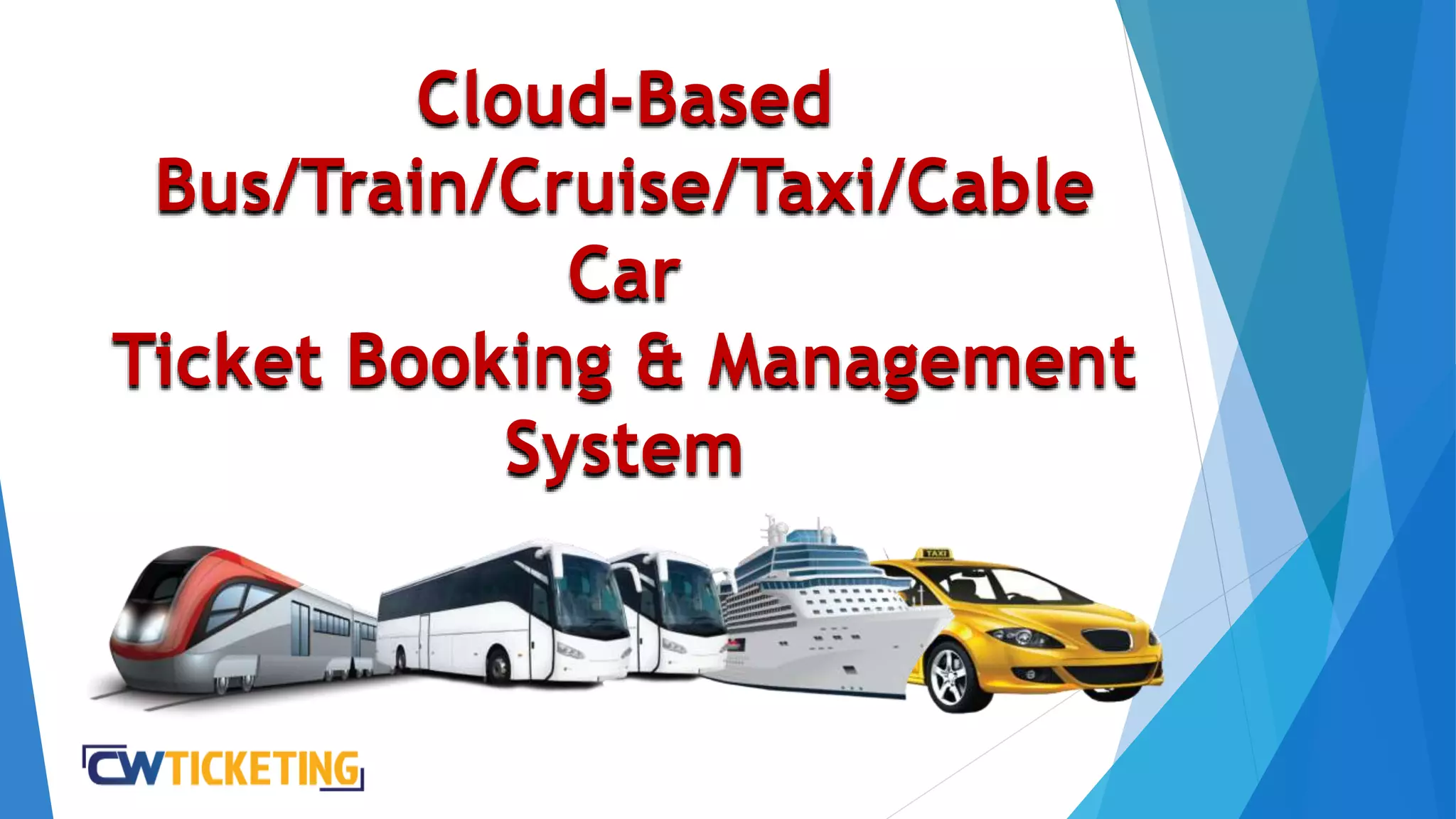 Ticket booking and Management System | PPTX