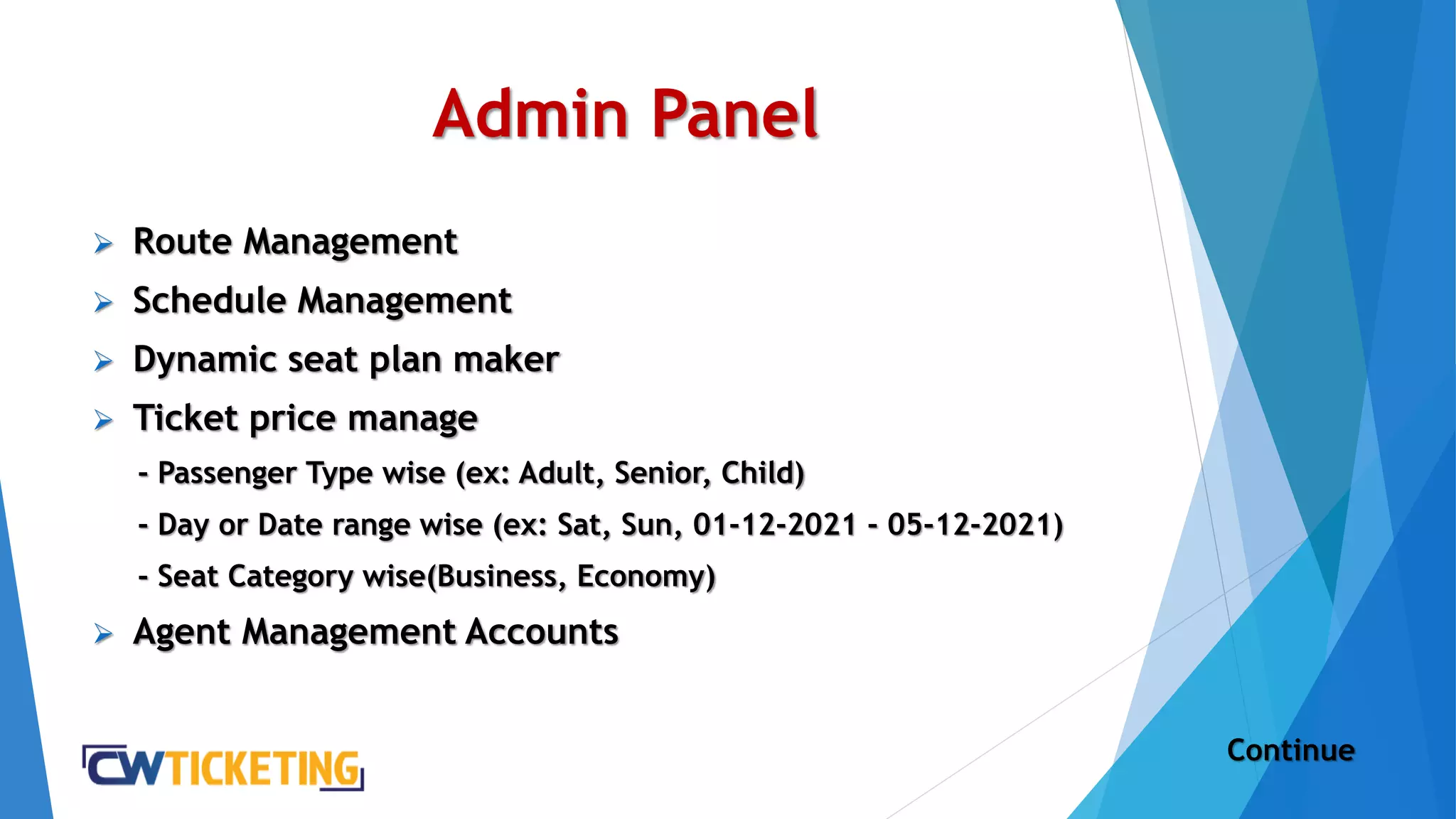 Ticket booking and Management System | PPTX