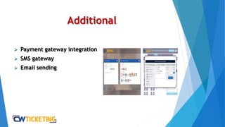Ticket booking and Management System | PPTX